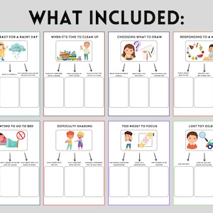 Problem Solving Cards, Communication Cards, Therapy Speech, Autism ...