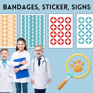 Vet Clinic Pretend Play Printable, Vet Dramatic Play Printable, Kids ...