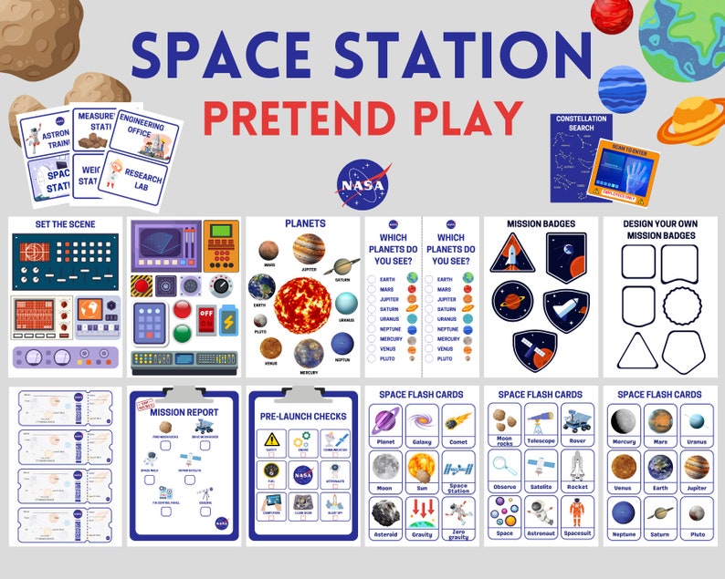 Space Station Dramatic Play / Pretend Play / Elementary School ...