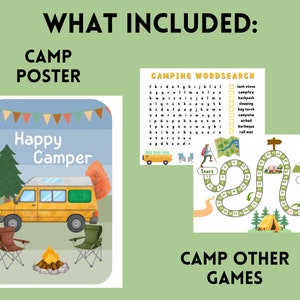 Camping Bundle | Preschool Printable | Homeschool | Toddler | Camping ...