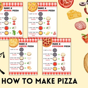 Kid Pretend Play Pizza Menu, Pizza Pretend Play, Pizza Dramatic Play ...