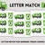 Garbage Truck Letter Match, Preschool Printable, Preschool Letters ...