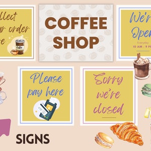 Coffee Shop Dramatic Play Printables, Kids Cafe Pretend Play, Coffee ...