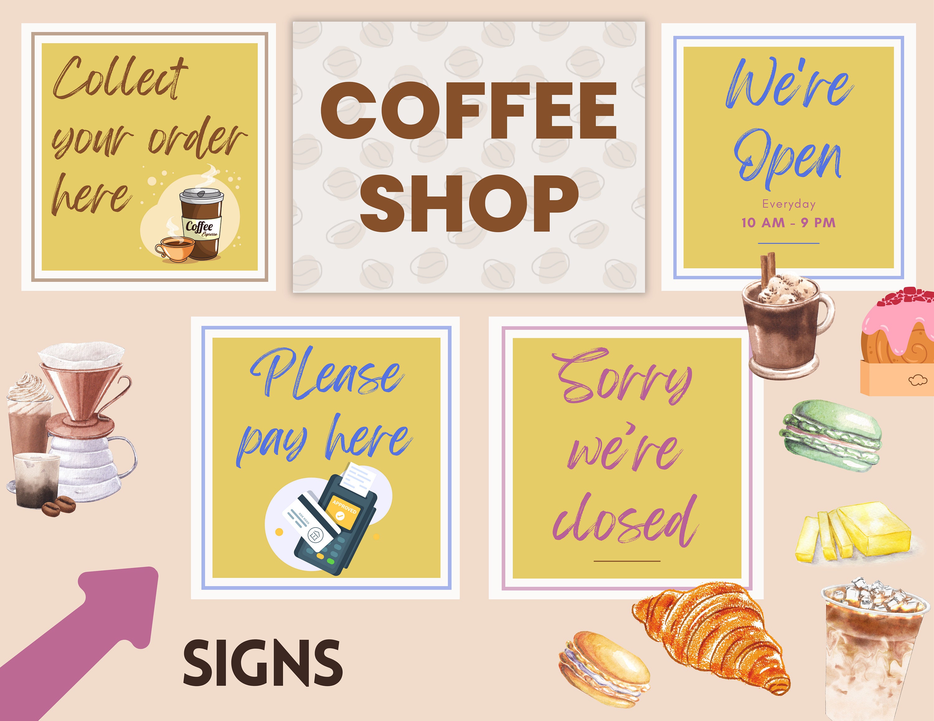 Coffee Shop Dramatic Play Printables, Kids Cafe Pretend Play, Coffee ...
