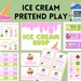Ice Cream Shop Pretend Play Printable, Dramatic Play, Preschool ...
