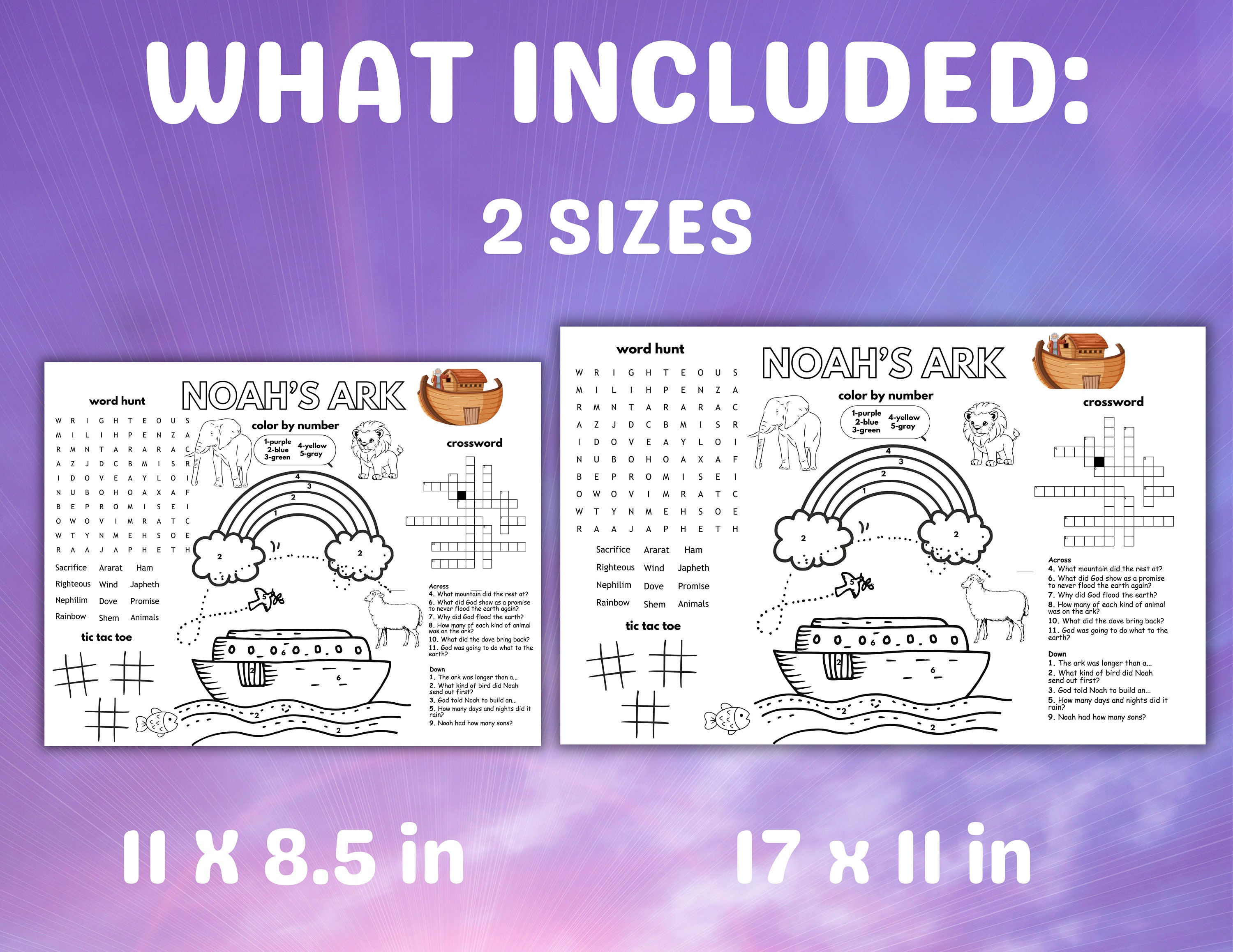 Bible Stories Activity Coloring Page / DIGITAL DOWNLOAD / Printable ...