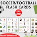 Soccer Flash Cards for Toddlers | Preschool Homeschool Starter Kit for ...
