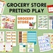 Shopping List Grocery Game, Grocery Store Pretend Play, Homeschool ...