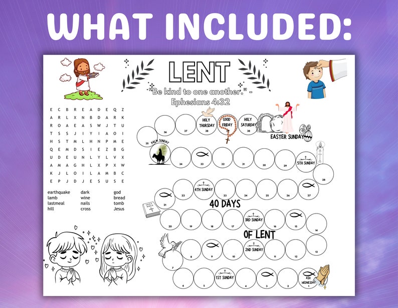 Bible Stories Activity Coloring Page / DIGITAL DOWNLOAD / Printable Activity / Prayer Game ...