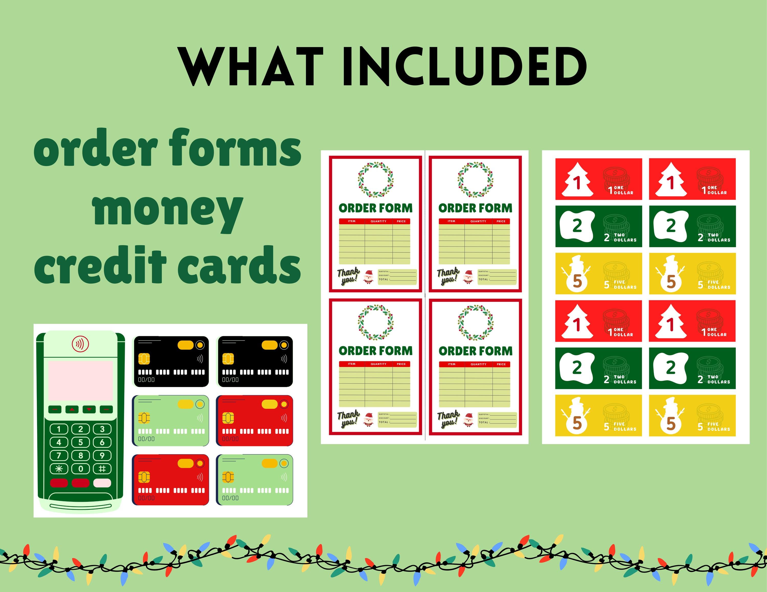 Christmas Bakery Dramatic Play Printable | Christmas Pretend Play ...