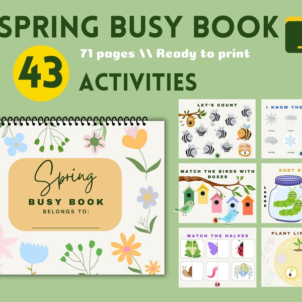 Preschool Activities - Etsy