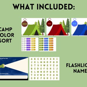 Camping Bundle | Preschool Printable | Homeschool | Toddler | Camping ...