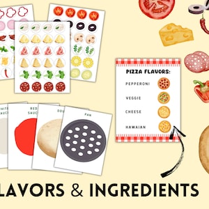 Kid Pretend Play Pizza Menu, Pizza Pretend Play, Pizza Dramatic Play ...
