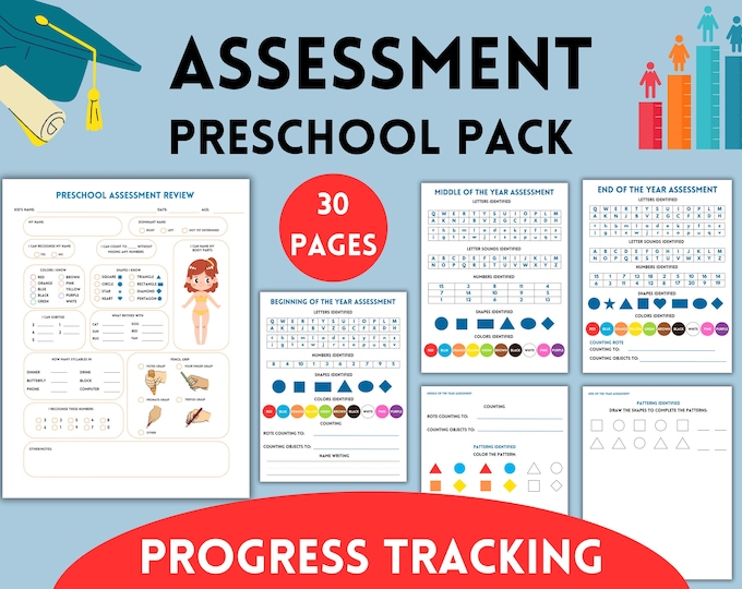 Preschool Assessment Forms Printable Homeschool Pre-k Assessment ...