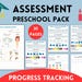 Preschool Assessment Forms Printable Homeschool Pre-k Assessment ...