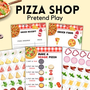 Kid Pretend Play Pizza Menu, Pizza Pretend Play, Pizza Dramatic Play ...