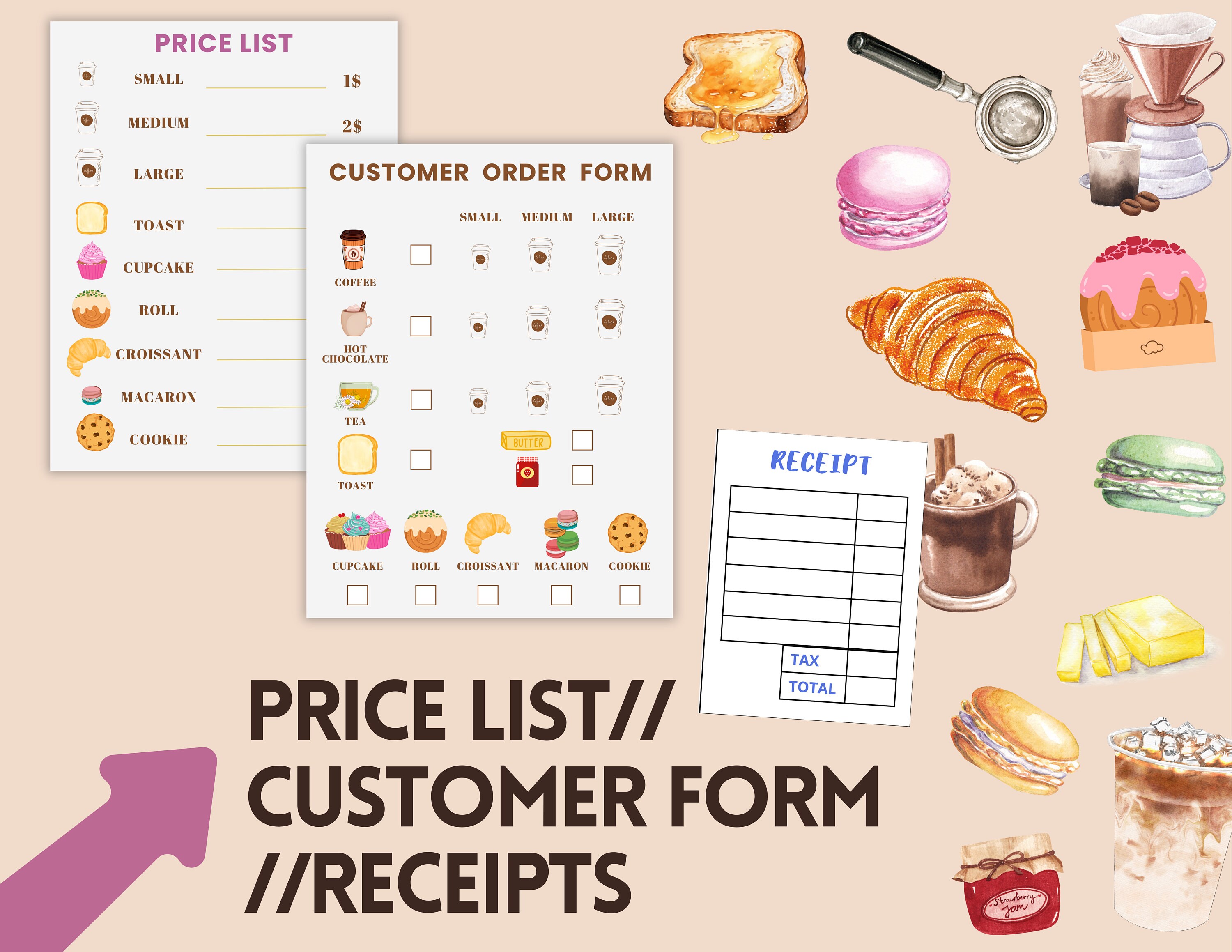 Coffee Shop Dramatic Play Printables, Kids Cafe Pretend Play, Coffee ...