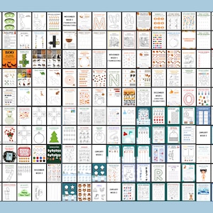 Preschool Curriculum Lesson Plan, Preschool Activity Curriculum Bundle ...