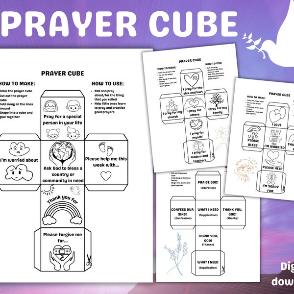 Activity Cube - Etsy