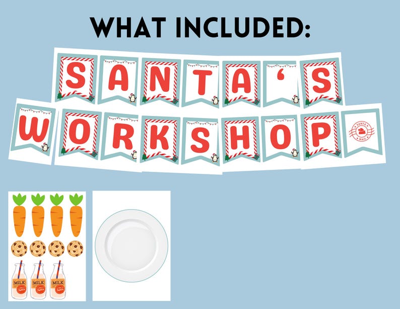Santa Workshop Pretend Play Set | Christmas Homeschool Activity ...