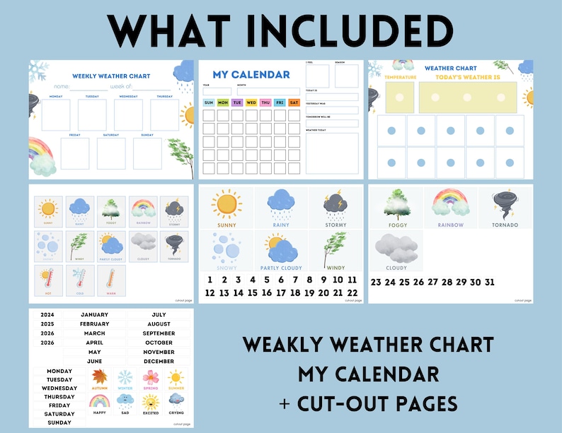 Morning Board Printable | Perpetual Calendar Circle Time | Preschool ...