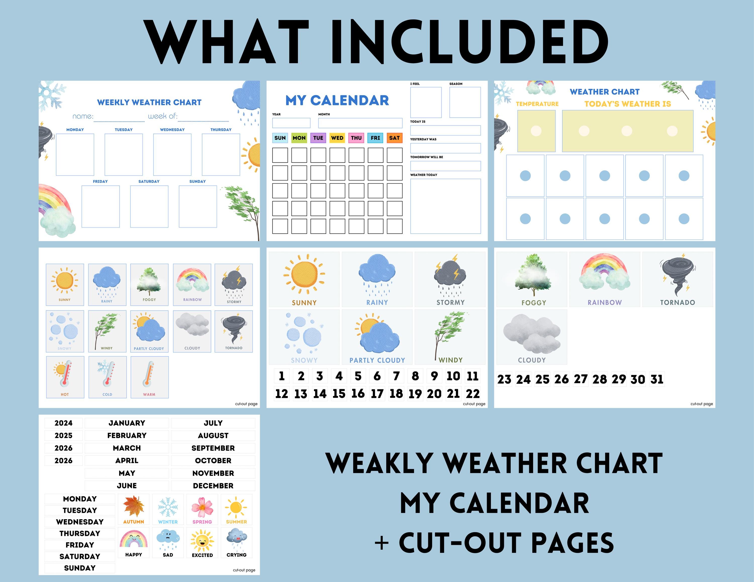 Morning Board Printable | Perpetual Calendar Circle Time | Preschool ...