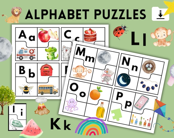 Boo Boo Bear Printable: Alphabet, Shapes, Numbers Learning (digital ...