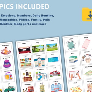 Non Verbal Communication Visual Cards Printable / Autism Communication ...