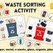 Waste Sorting Activity, Garbage Sorting, Trash, Rubbish, Recycling Game ...