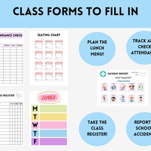 Teacher Pretend Play Set , Printable Instant Download , Dramatic Play ...