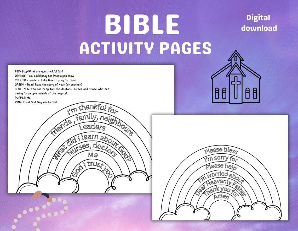 Prayer Rainbow | Prayer Craft | How to Pray for Kids | Prayer Game ...