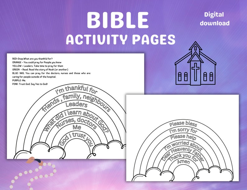 Prayer Rainbow | Prayer Craft | How to Pray for Kids | Prayer Game ...