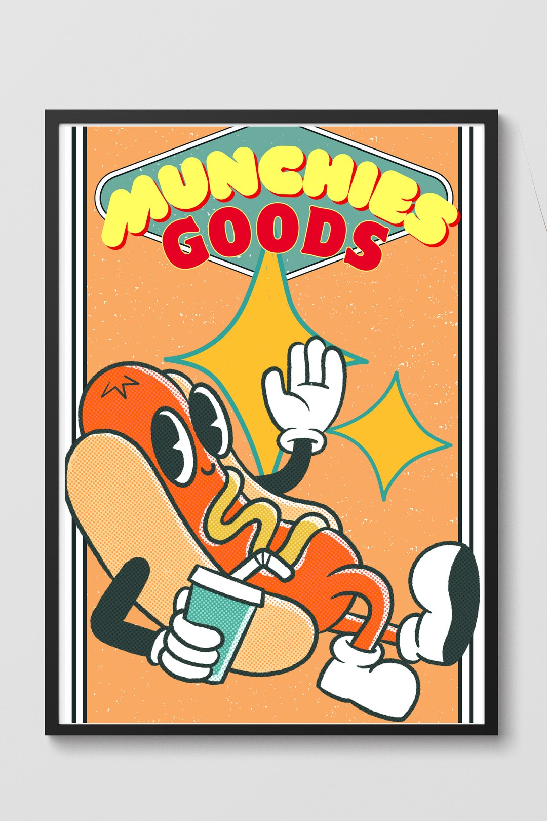 Wall Art I Munchies Cherry Blossom Digital Art - Etsy