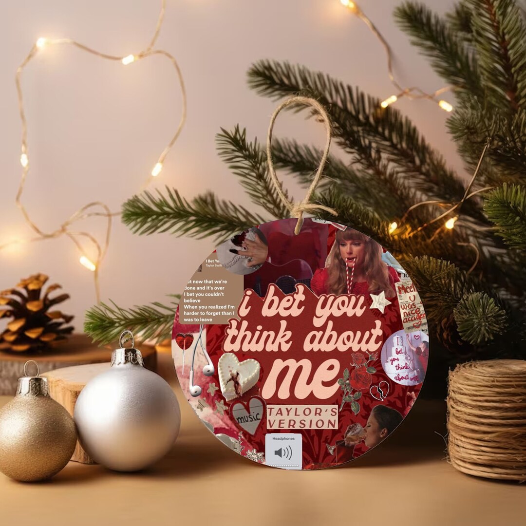 Taylor Christmas Ornament Unique Shape Acrylic Swiftie - Etsy