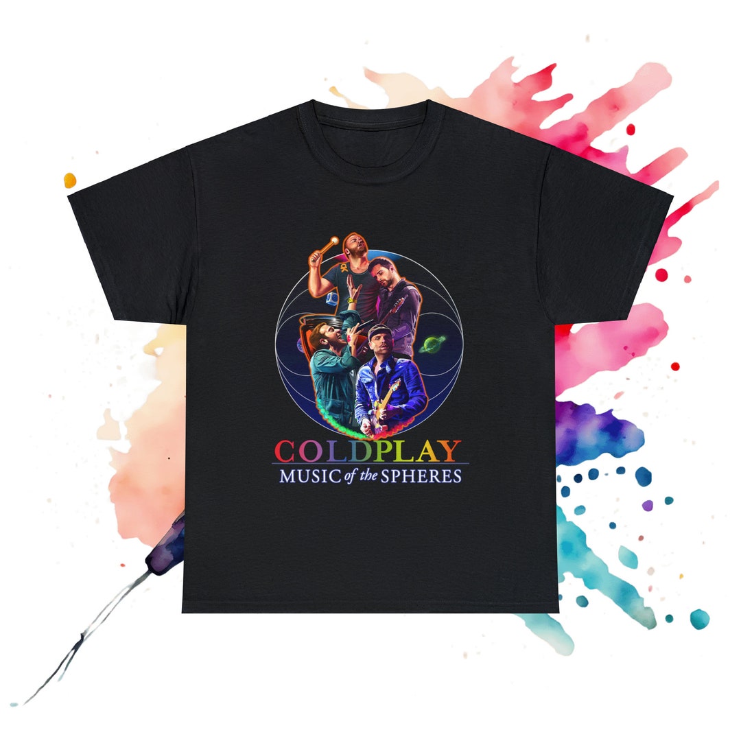 Coldplay T-shirt Gift for Her Gift for Him Music of the Spheres Tour ...