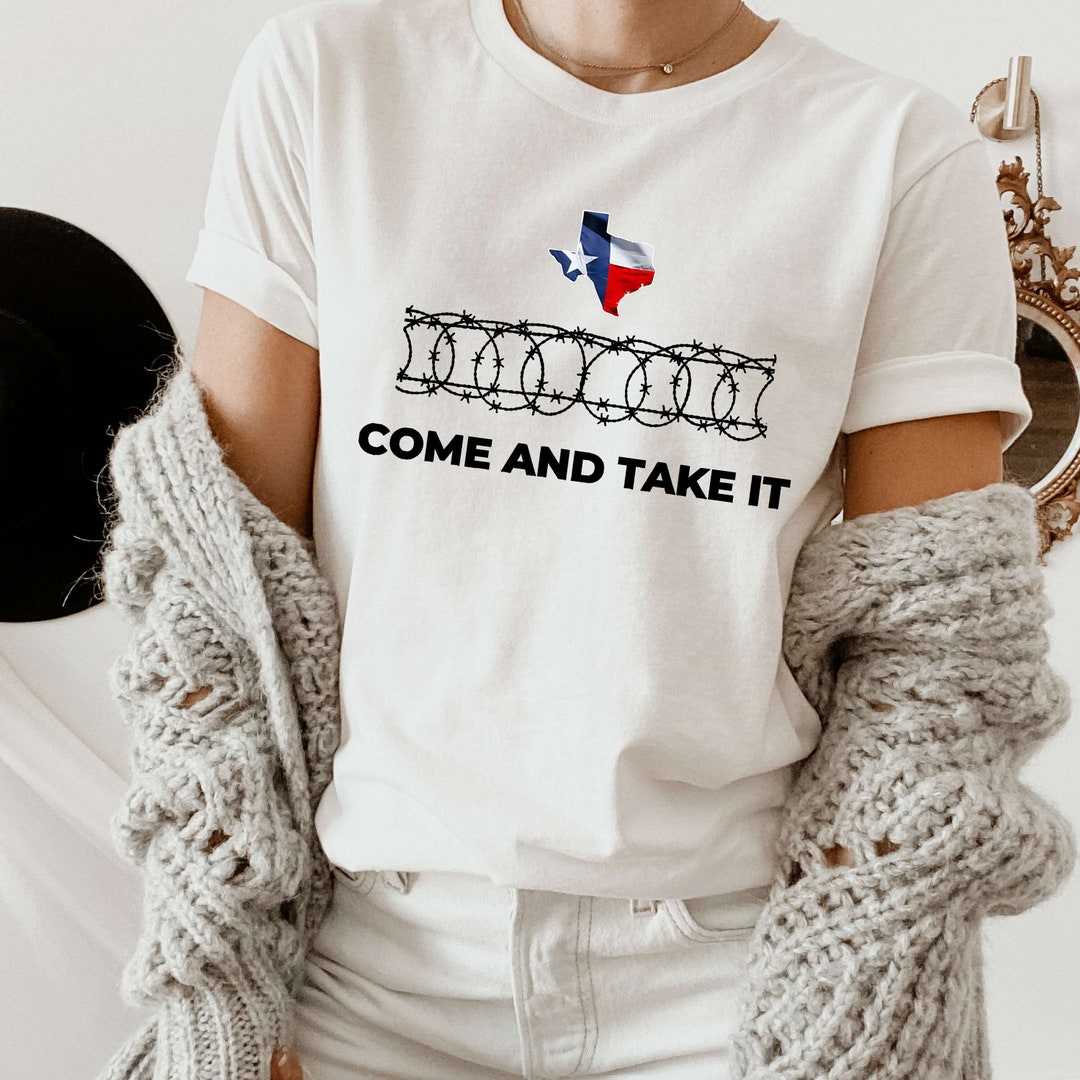 Come and Take It Shirt, Republican Barbed Wire Patriotic Shirt, Trendy ...