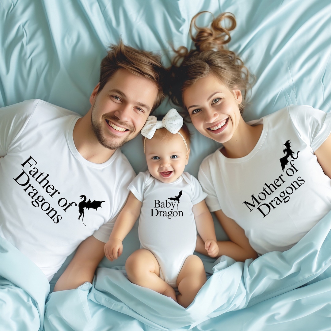 Matching Dragons Family Shirts, Father of Dragons Mother of Dragons ...
