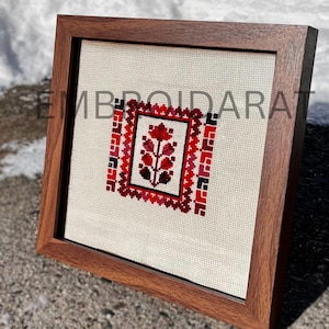 Palestinian Embroidery Cross Stitch DIY Tatreez Kit- 5in Hoop With 4 ...