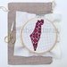 Palestinian Embroidery Cross Stitch DIY Tatreez Kit- 5in Hoop With 4 ...