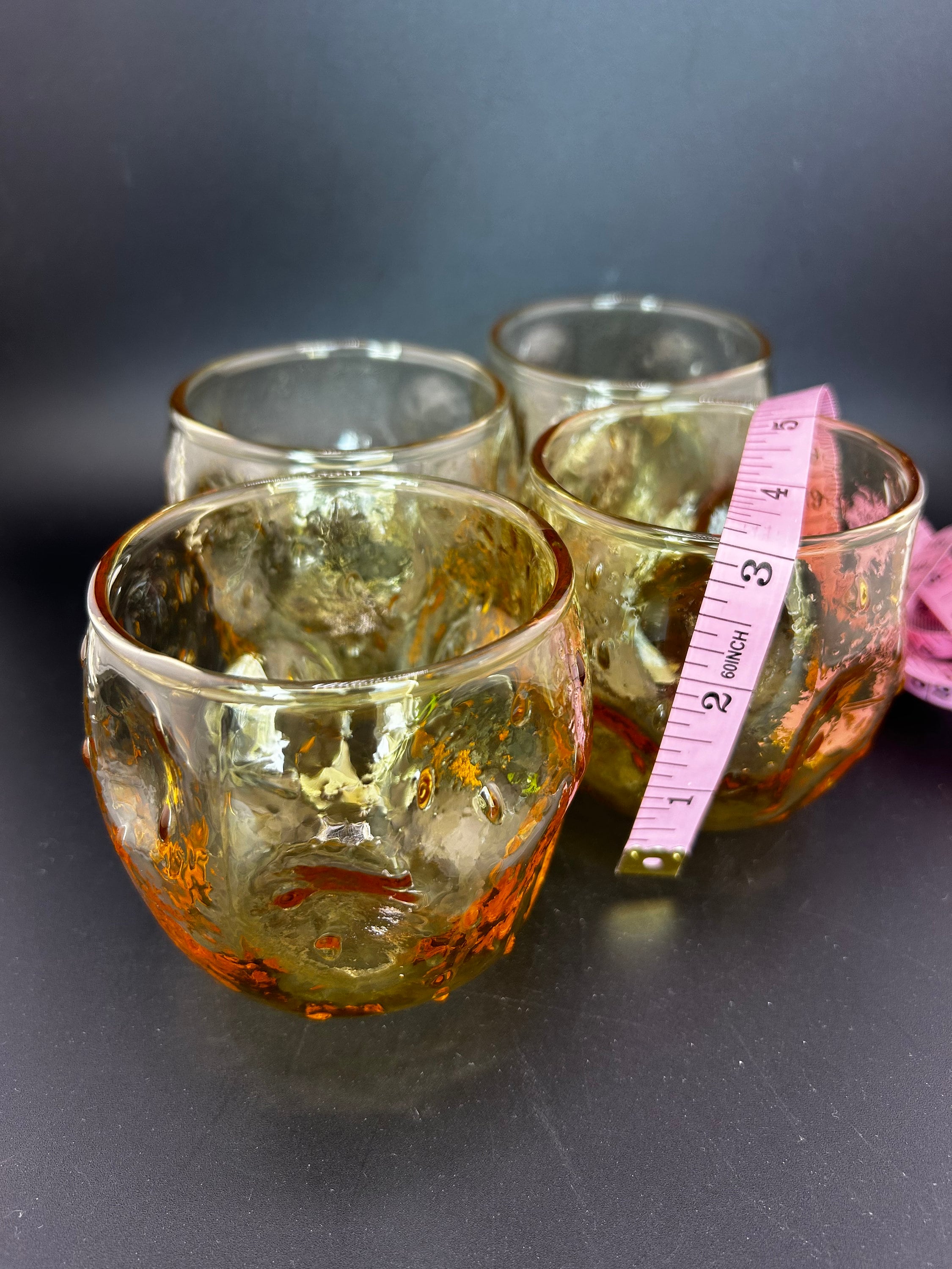 Morgantown Seneca Roly Poly Glasses Set of 4 - Etsy