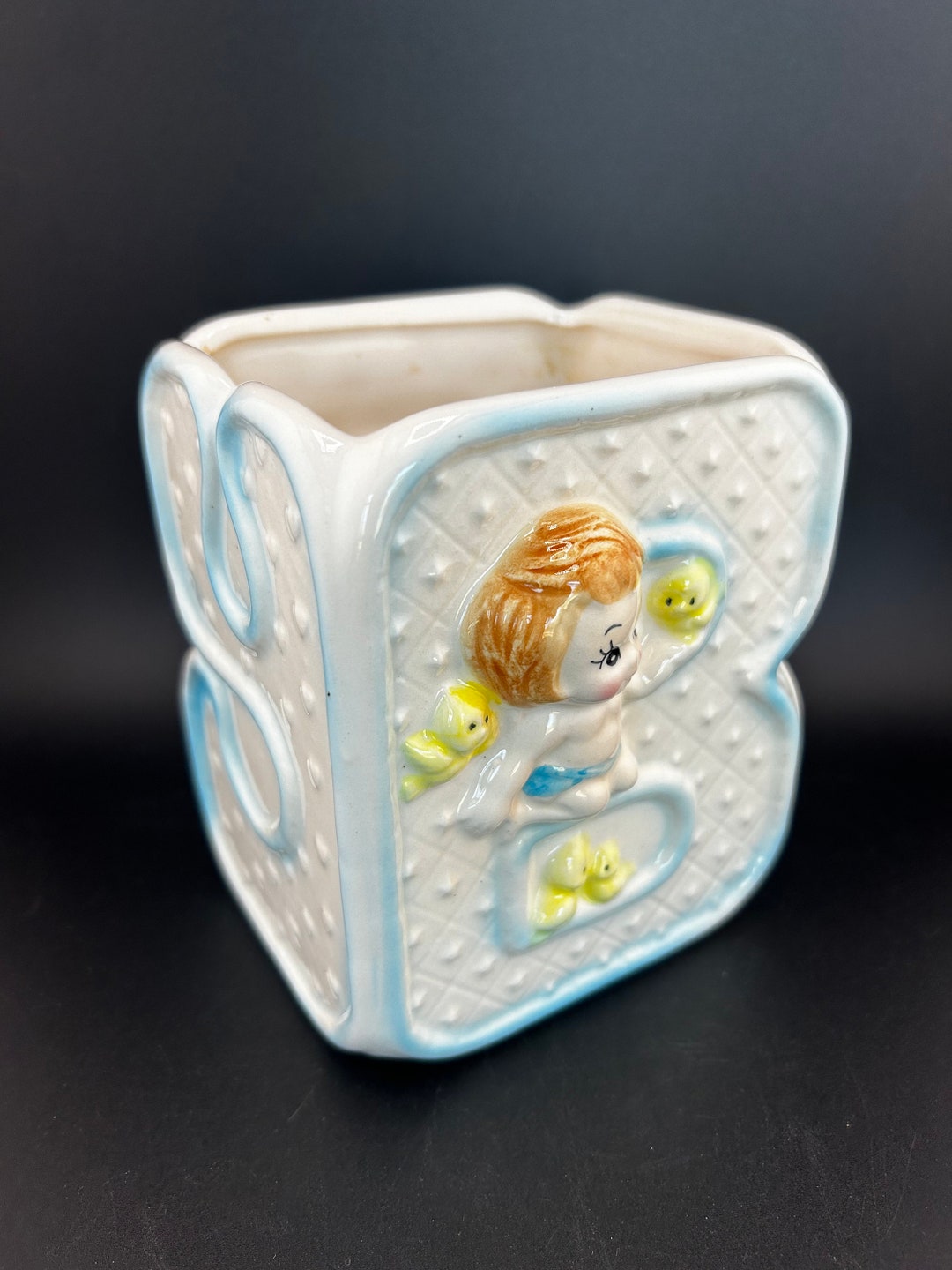 Baby Block Planter - Etsy