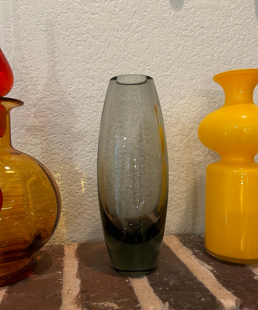 Per Lutken Holmegaard Vase, Signed - Etsy