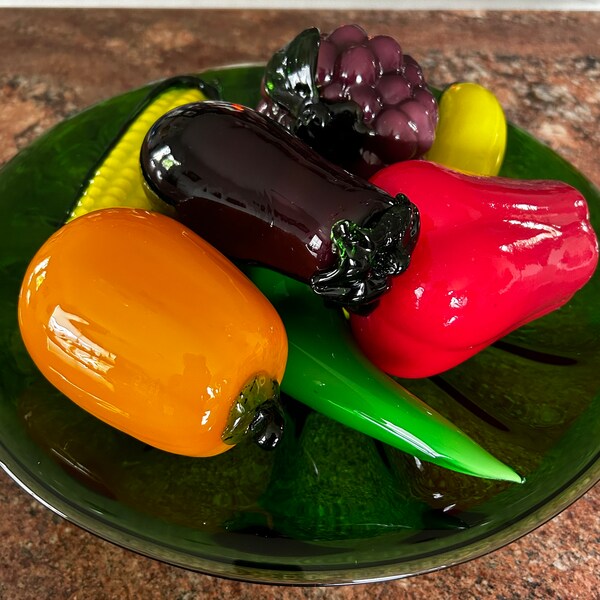 Glass Fruit - Etsy