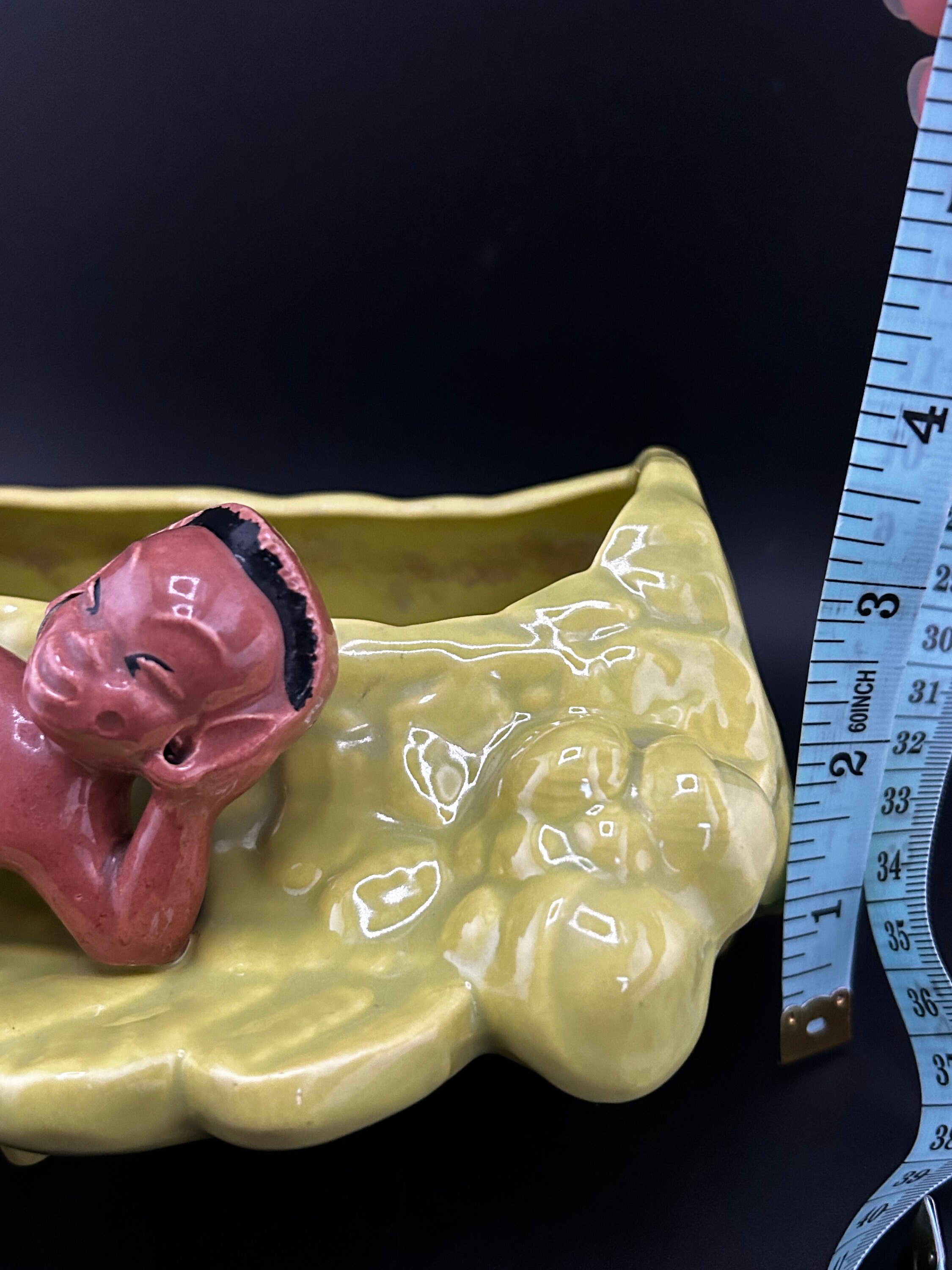 Vintage Gilner Happy Cannibal Planter - Etsy