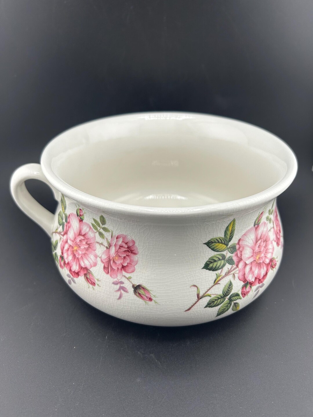 Portmerion Chamber Pot in Botanic Garden Roses - Etsy