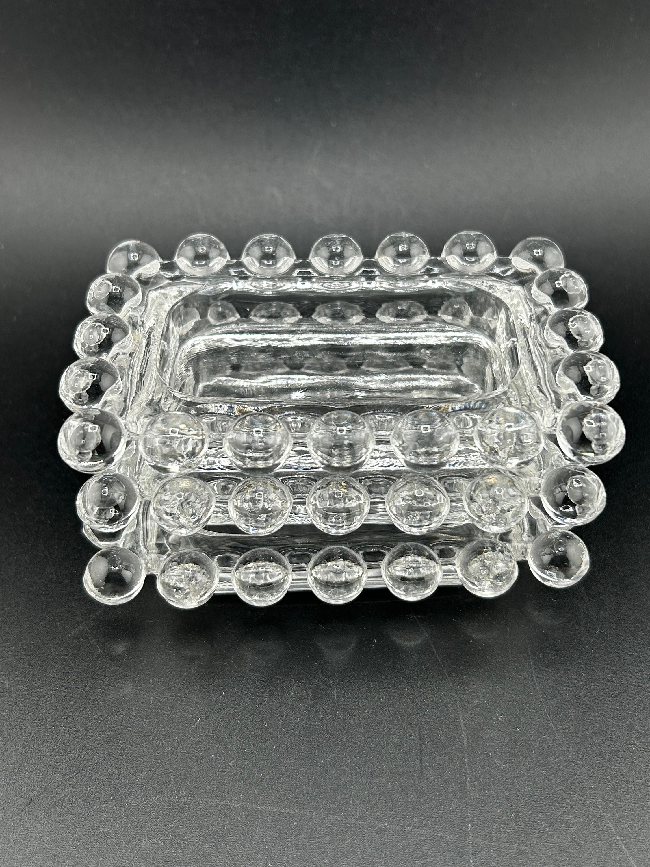Imperial Glass Candlewick Trays, Set of 3 - Etsy