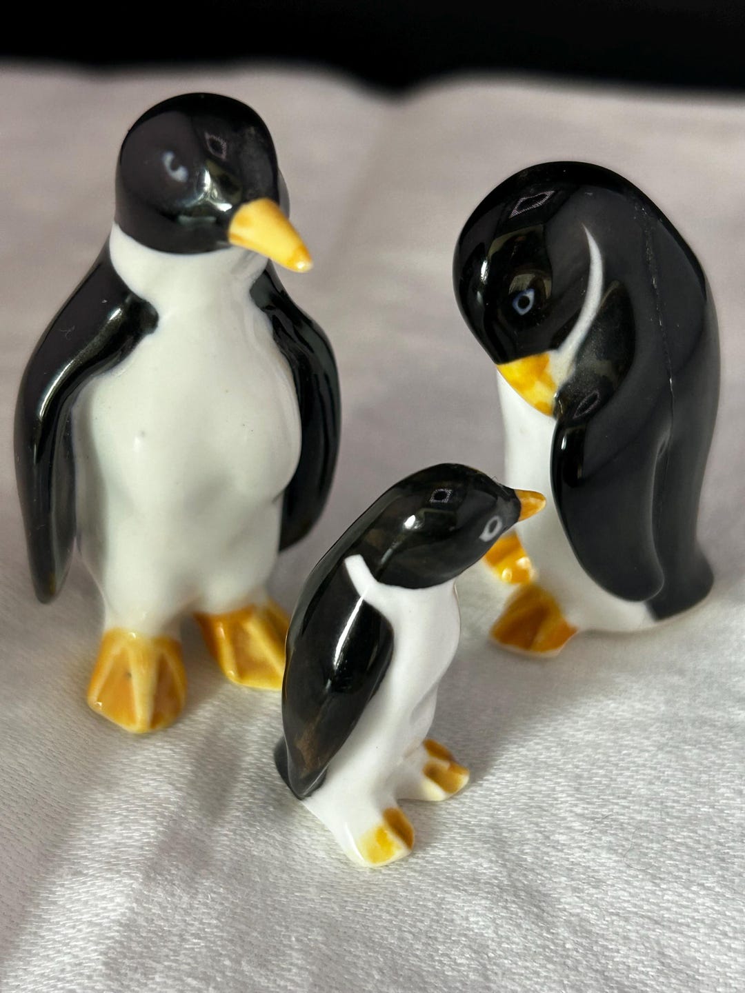 Bone China Penguin Family - Etsy