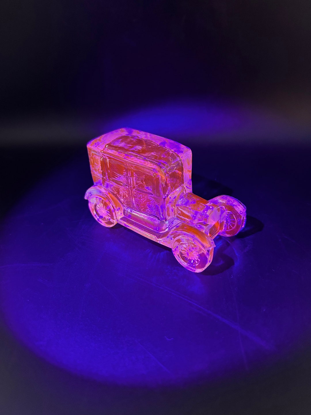 Antique Glass Car - Etsy