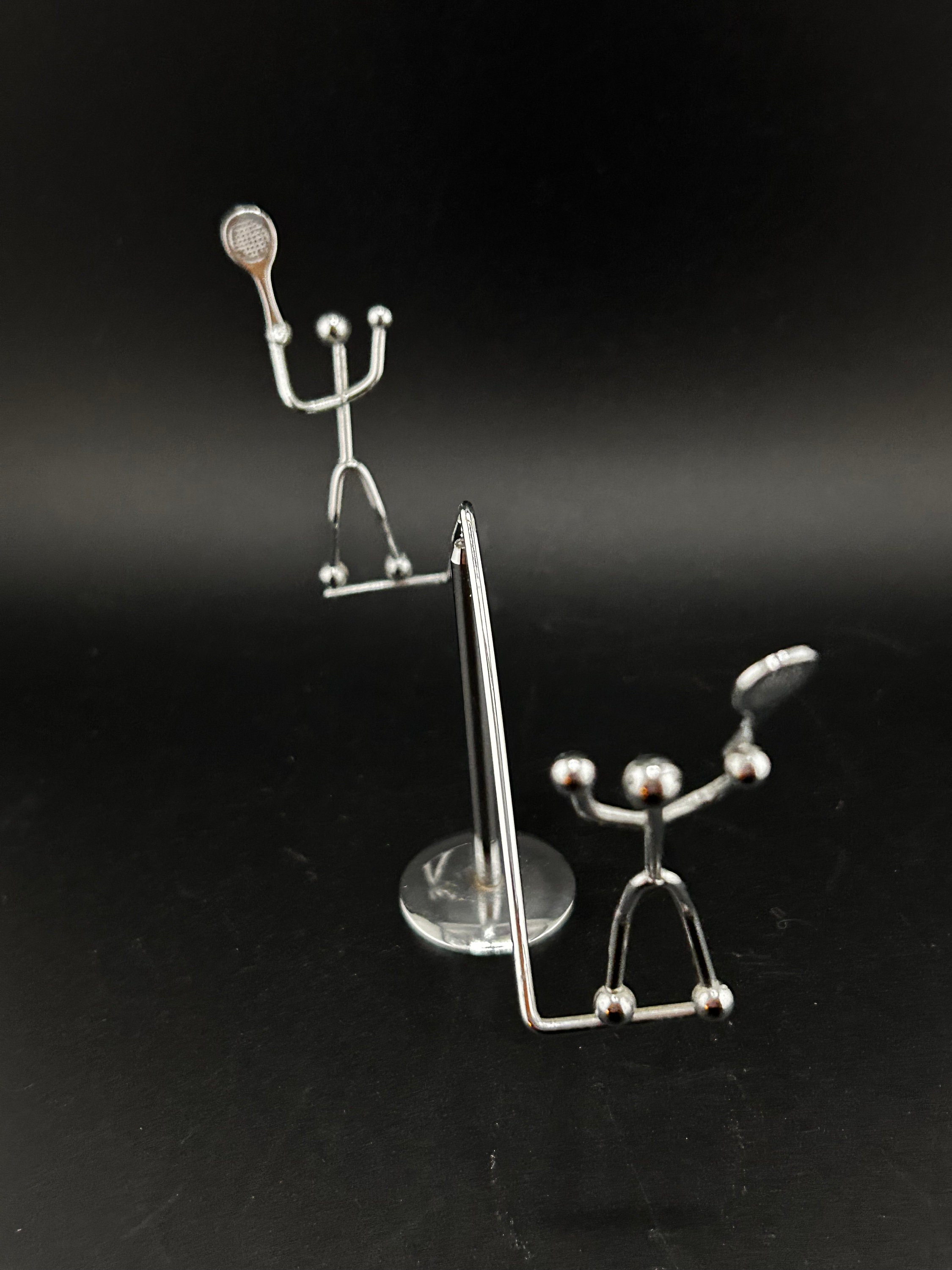 Kinetic Sculpture of Tennis Players - Etsy