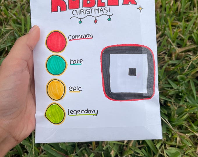 Roblox Christmas Paper Blind Bag! - Etsy